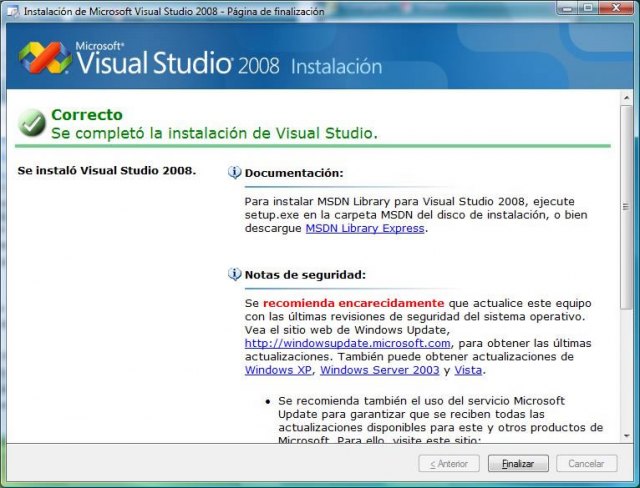 Cys Digitec Primeros Pasos 1 Instalar Vbnet 2008