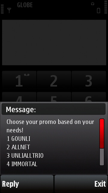 Globe GOUNLI30 - 30 Pesos Unlimited Call and Text to All Networks