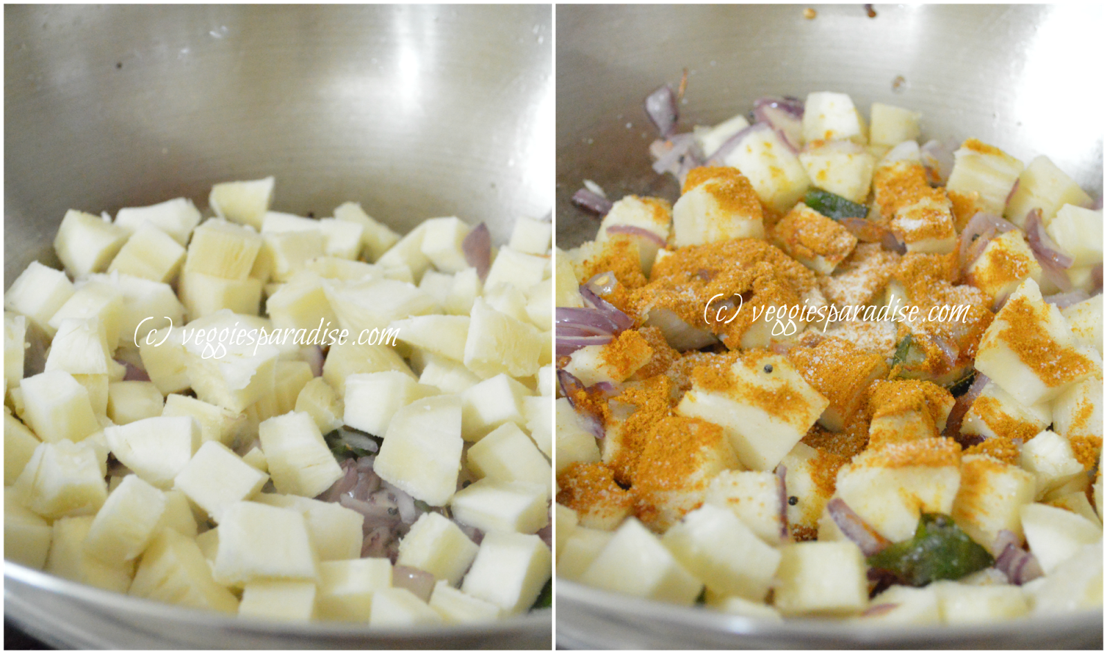 TAPIOCA FRY | MARAVALLI KIZHANGU PORIYAL