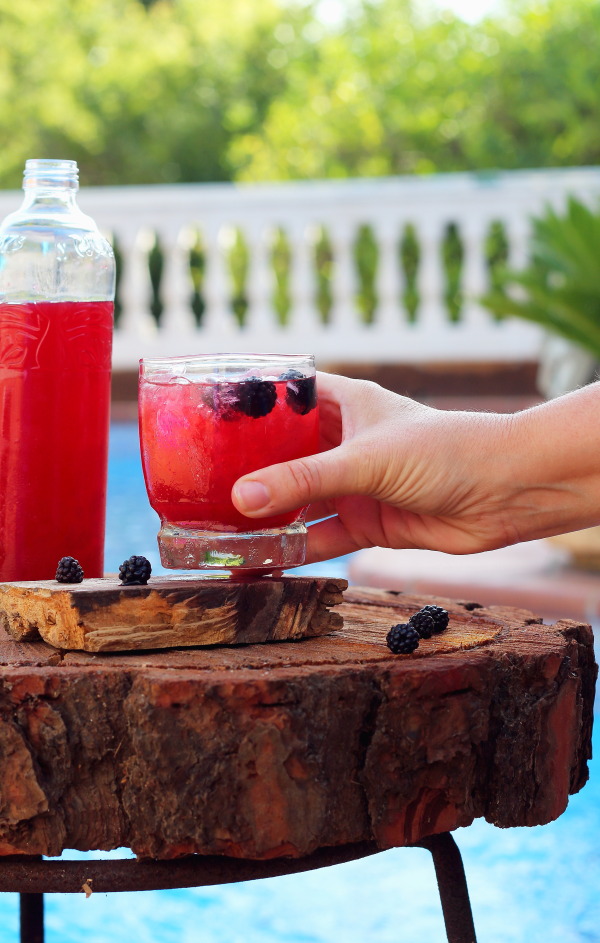 Limonada con moras {THERMOMIX} - Mi Gran Diversión