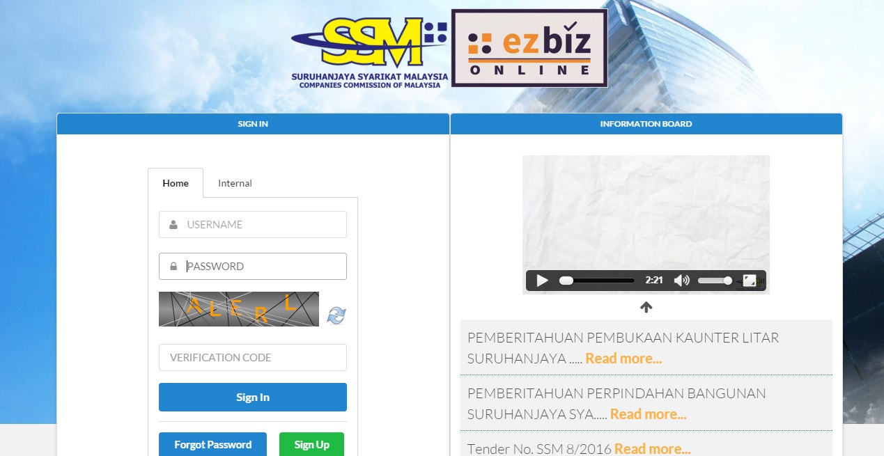 Perunding Emas: Cara Daftar Perniagaan Online Di SSM Terbaru