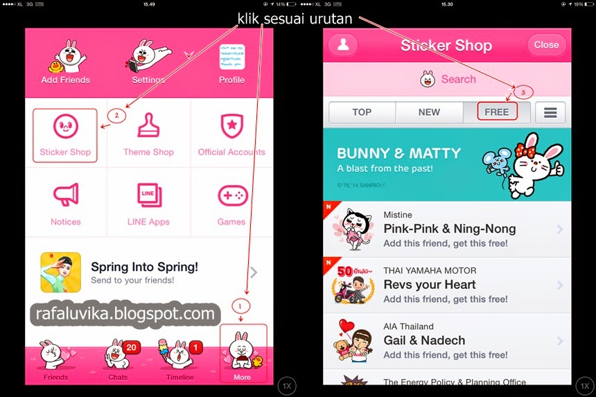 NaNoNaNo: Tutorial Menambahkan Sticker Line Gratis dari Berbagai Negara ...