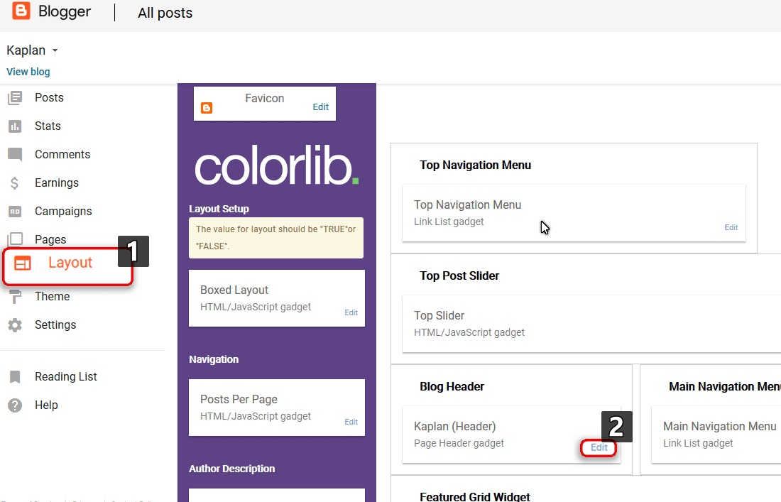 Documentation - Plasma Blogger Template