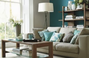 Hermosos diseños de salas turquesas