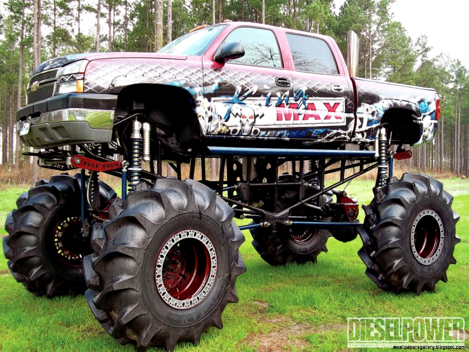 Lifted Trucks With Stacks Mudding | Wallpapers Gallery