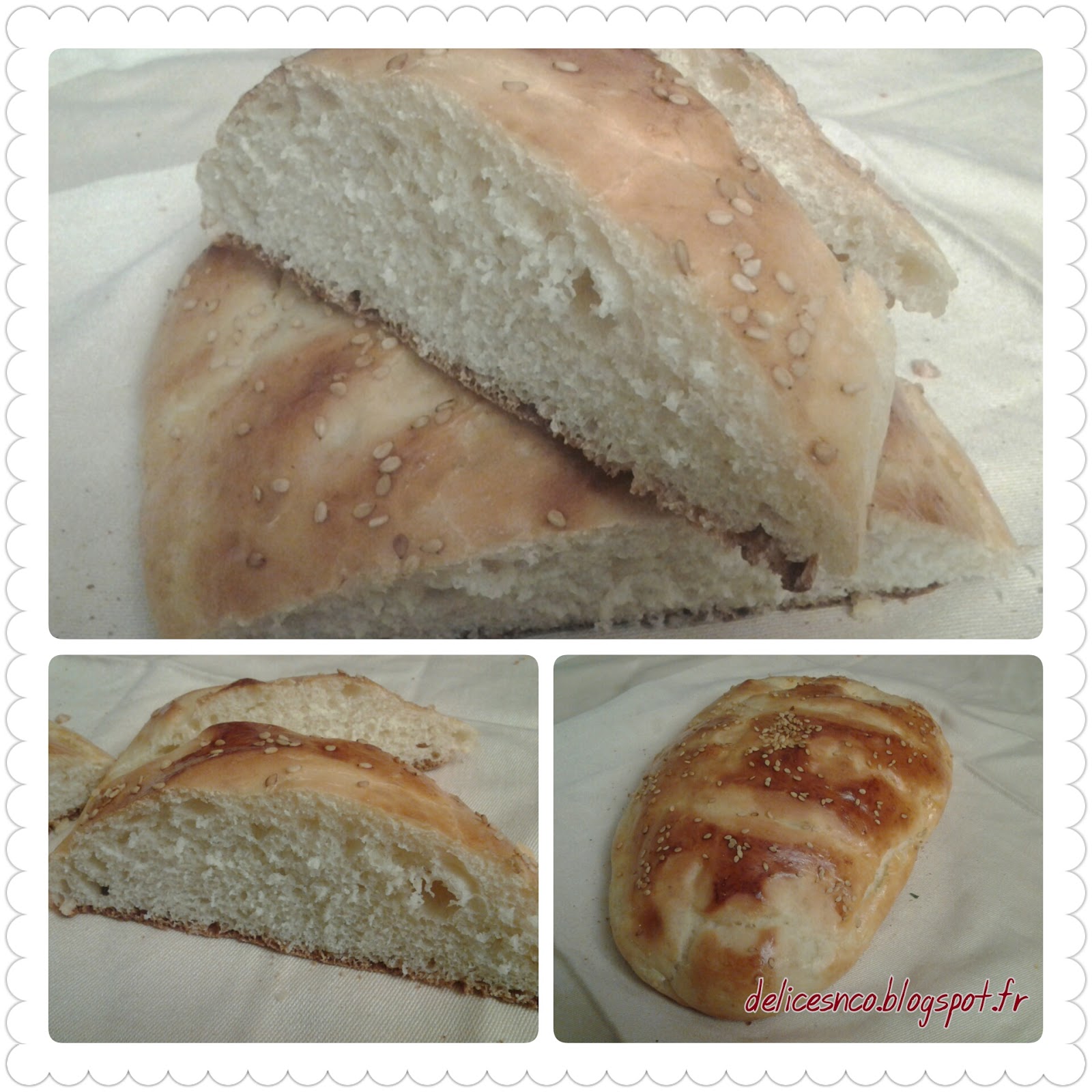 Délices and co: PAIN AU LBEN - PAIN AU LAIT FERMENTE - PAIN SANS PETRISSAGE