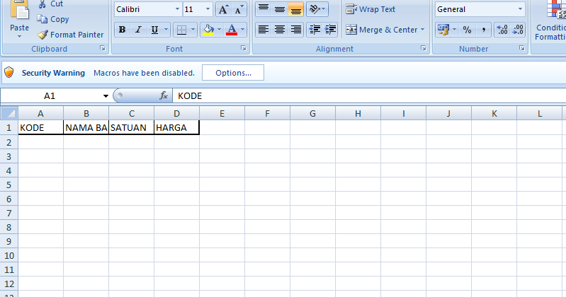 Cara membuat form isian data dengan macro atau vba pada microsoft excel ...