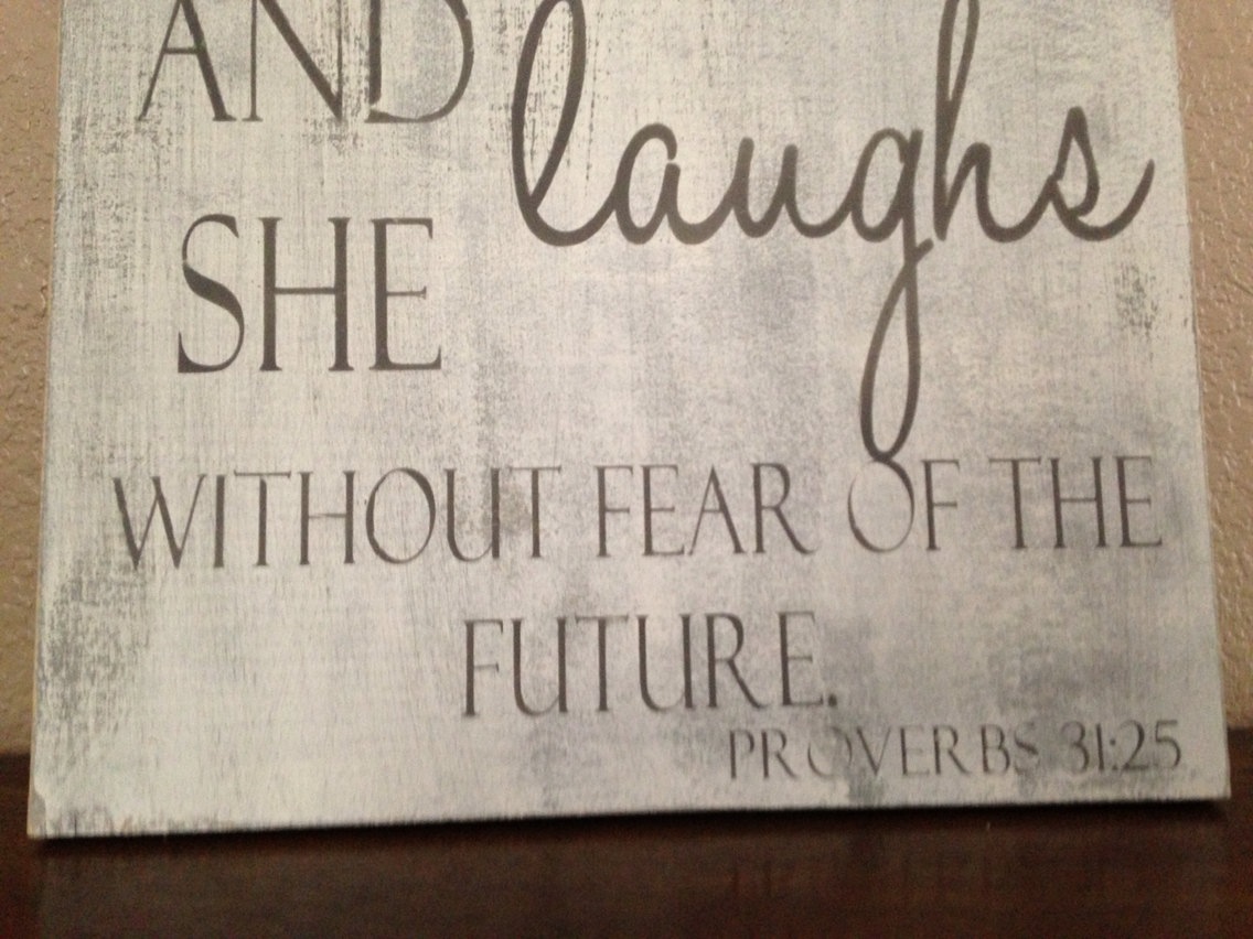 Auction: Proverbs 31 Wooden Sign | Heart Strings