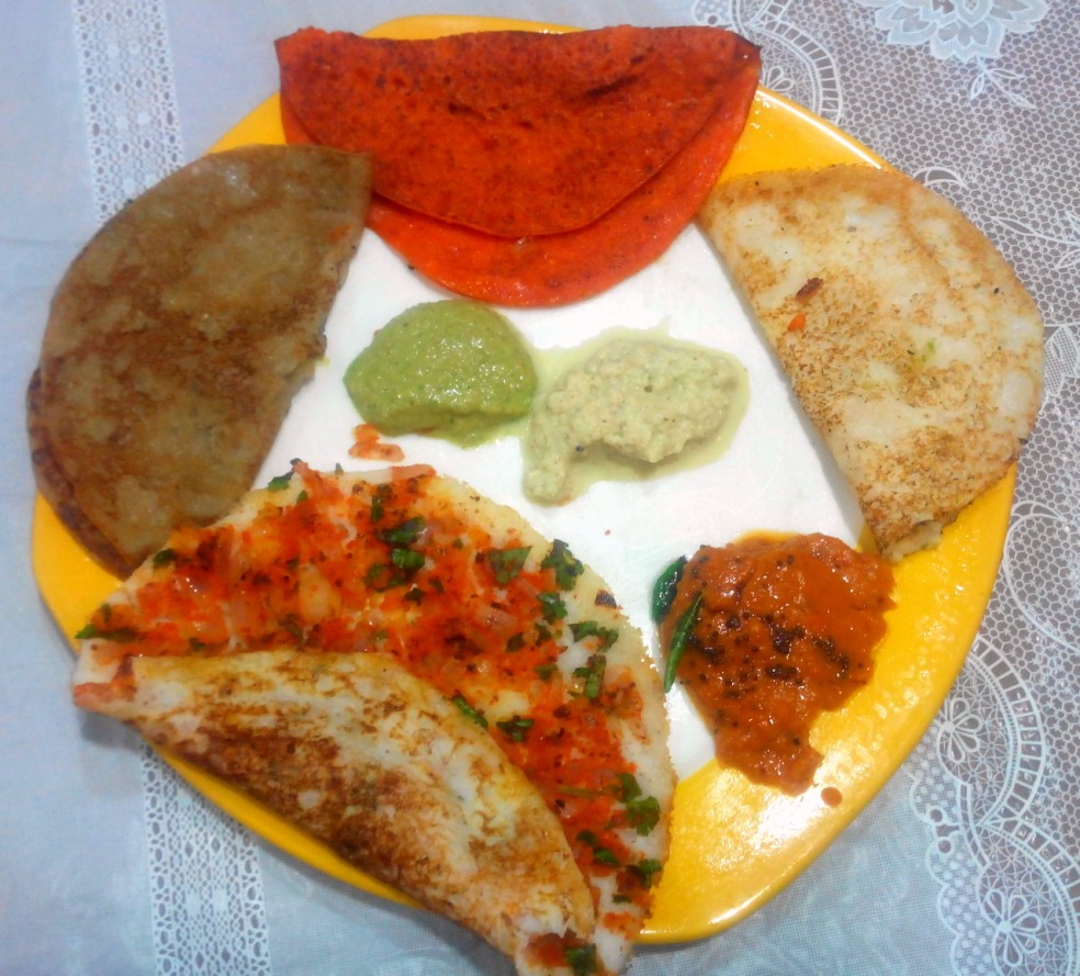 Sweet Wheat Banana Dosa ~ 101 Dosa Varieties!