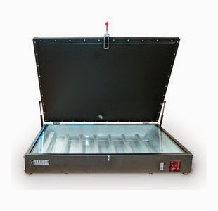 Polymer and wet plates: exposure units