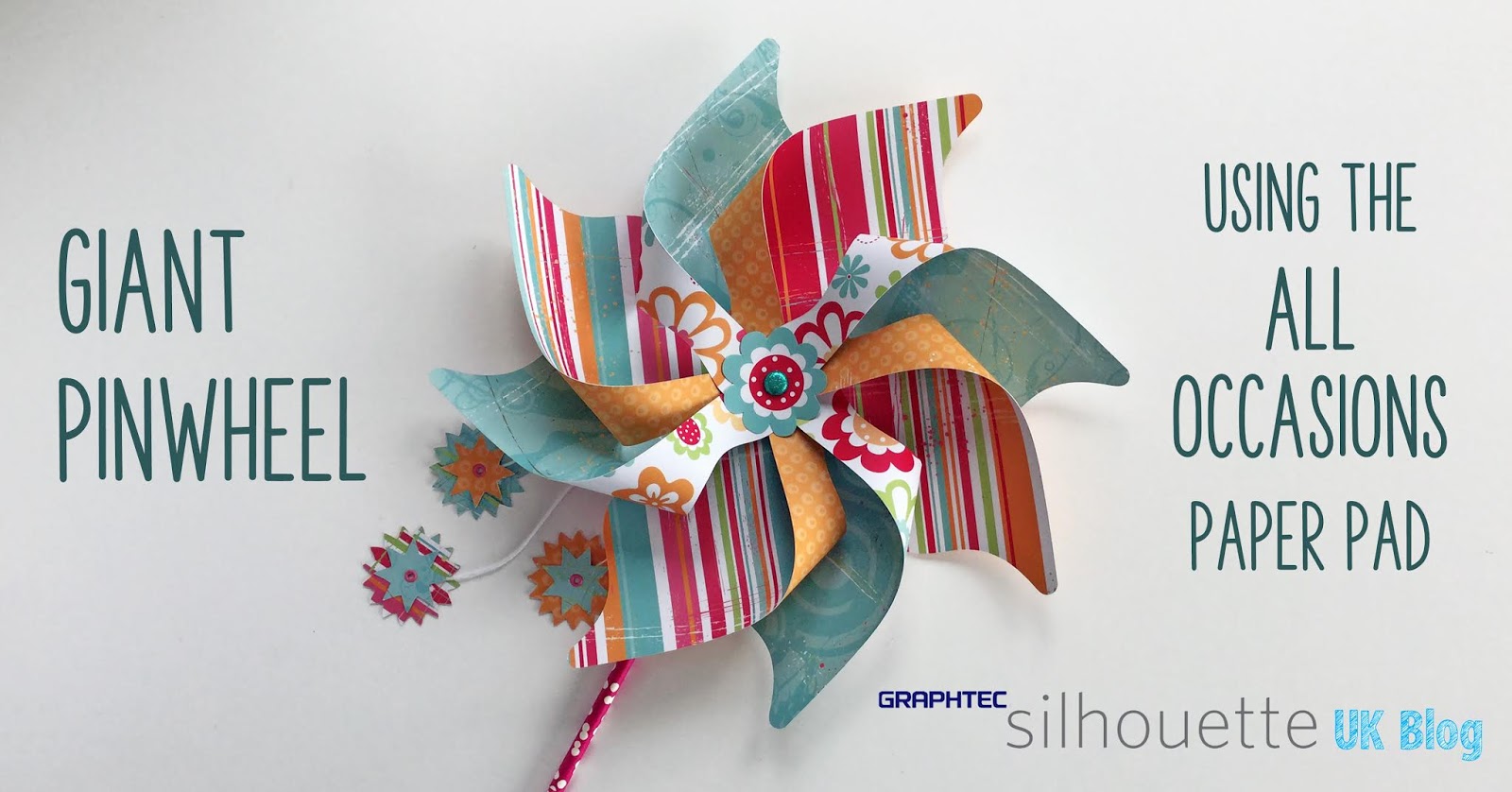 Silhouette UK: Giant 3D Paper Pinwheel
