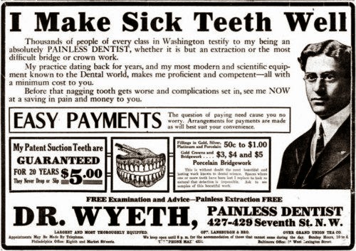 Old Timey Dentistry - Go Retro!