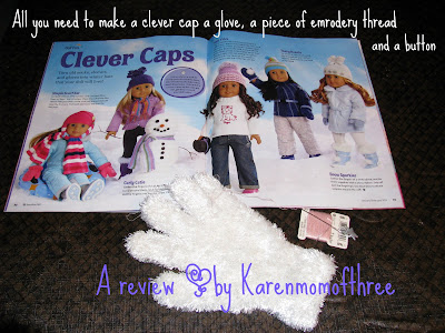 Karen Mom of Three's Craft Blog: Clever Caps Hats for your 18 inch Doll ...