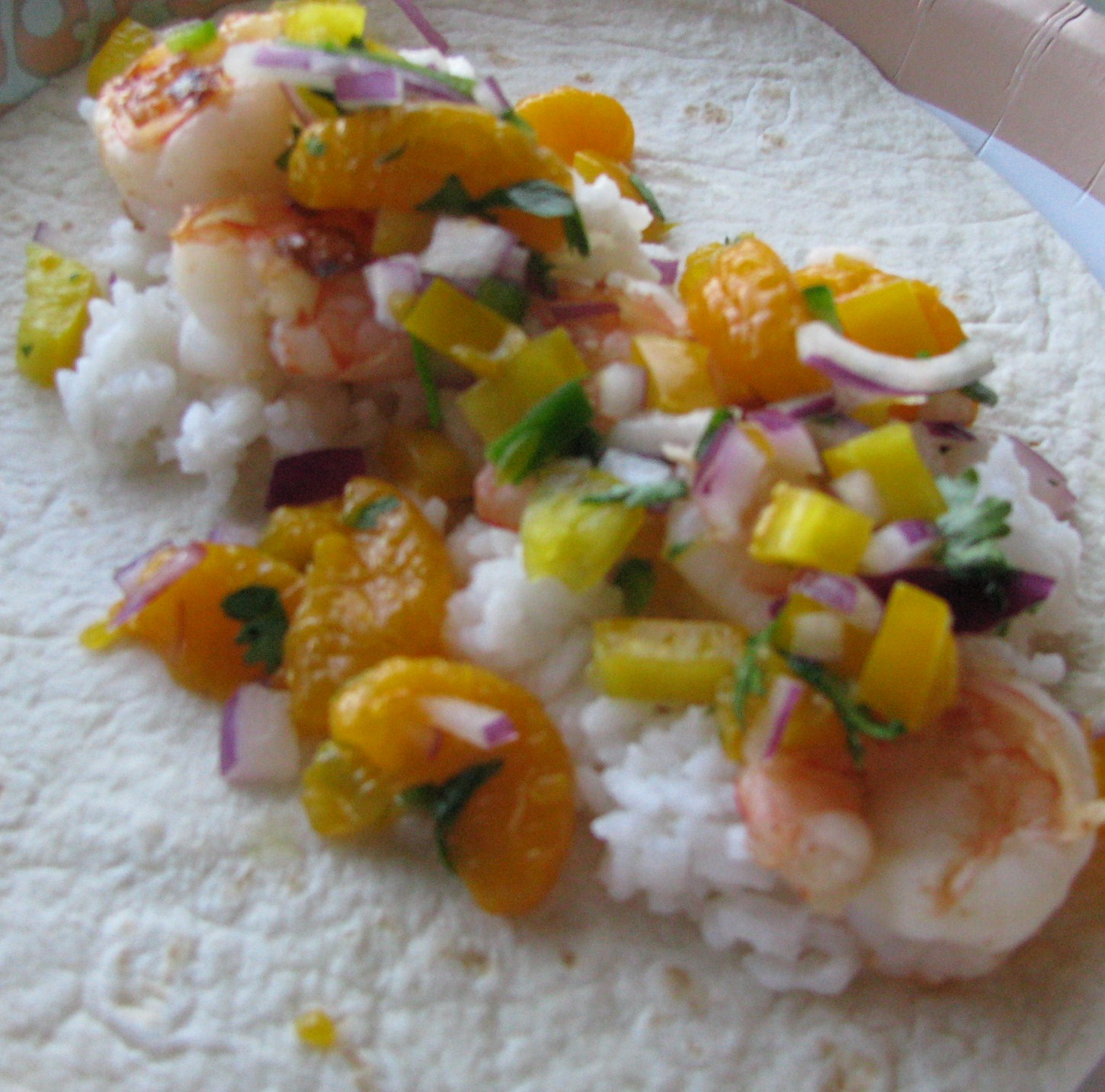 Kammie Cooks: Shrimp Wraps with Mandarin Orange Salsa
