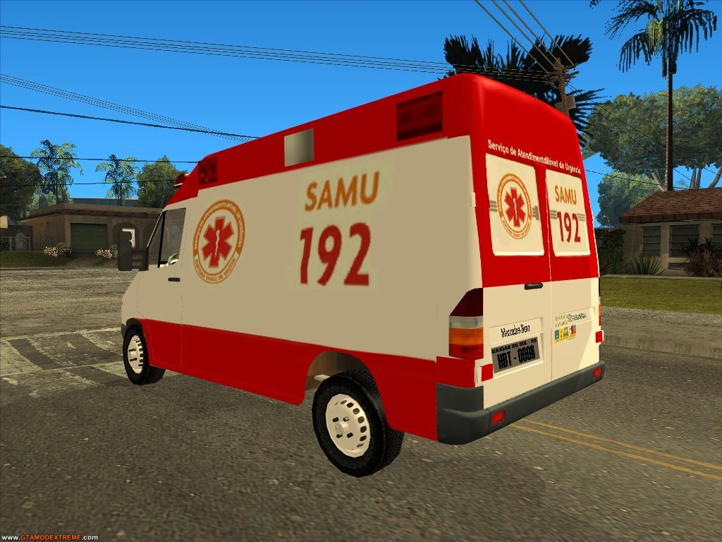 Samp Xtremo Oficial: GTA SA - MERCEDES BENZ SPRINTER DO SAMU