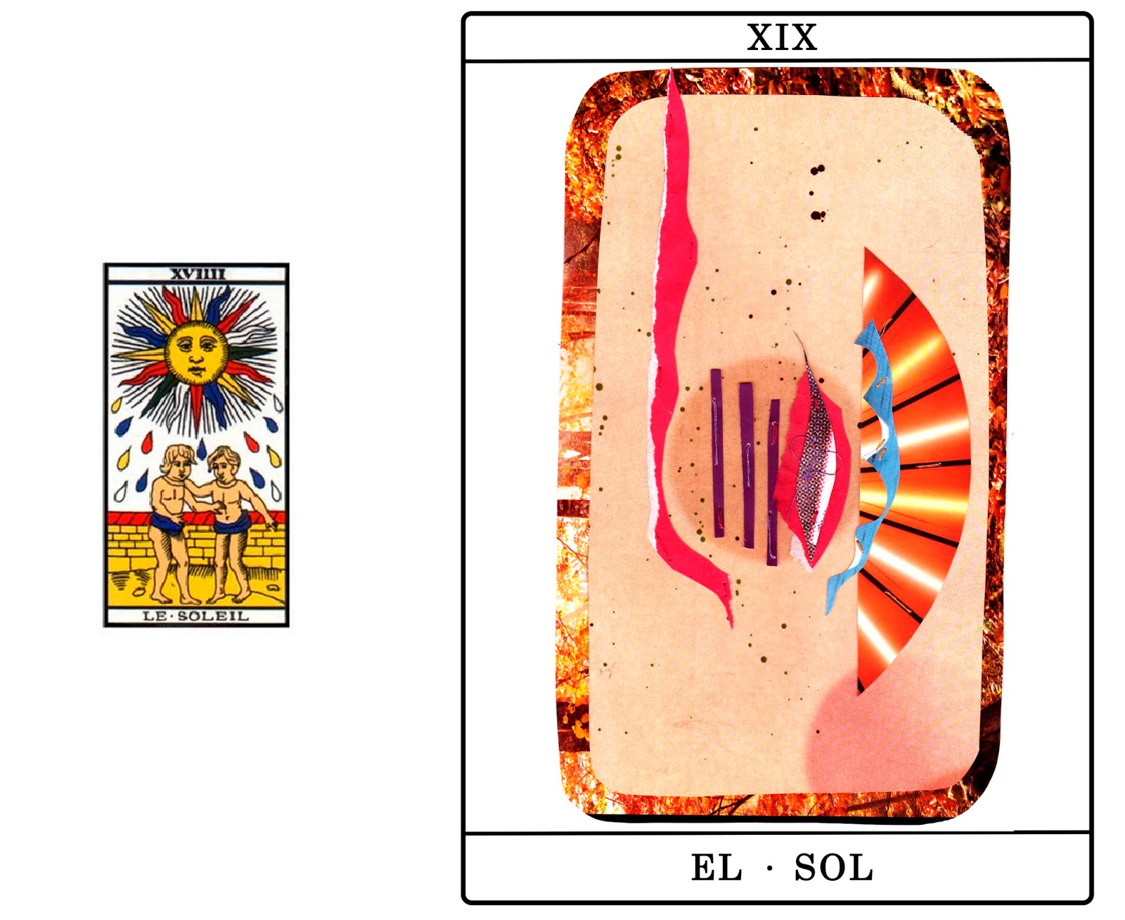 Javier Cuberos Xubero: Carta XIX- El sol - Serie del Tarot