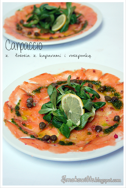Smakowidło - blog kulinarny o pysznym jedzeniu!.: Carpaccio z łososia z ...
