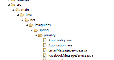 Spring - @Primary Annotation Example