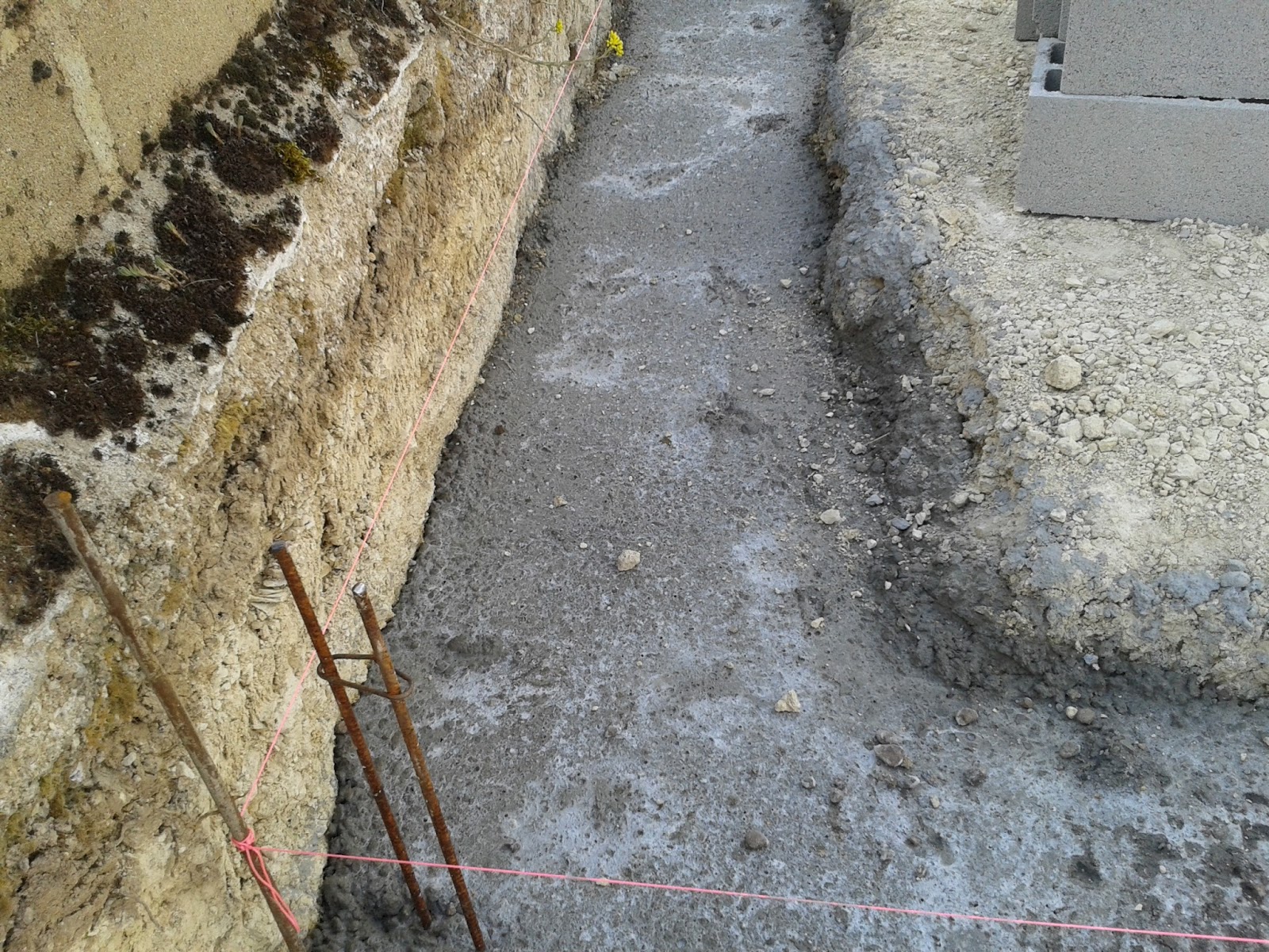 Chantier en cours: Maçonnerie