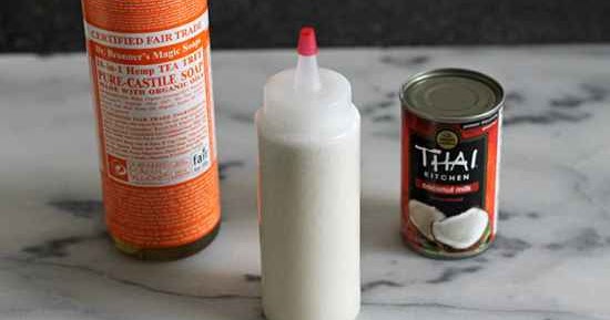 Make A Homemade Coconut Milk Shampoo | Homemade to Healthy