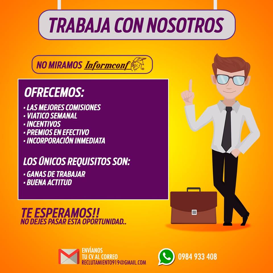 BOLSA DE TRABAJO 1 DE AGOSTO DE 2017 - 1ra Parte