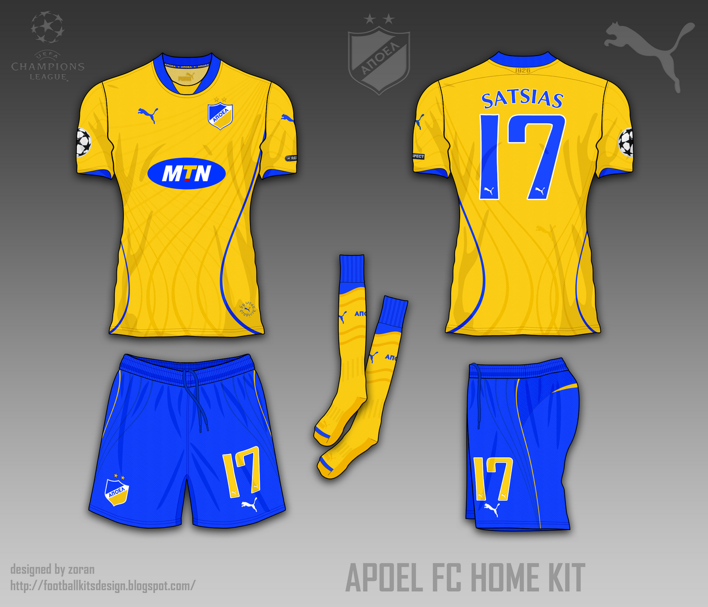 football kits design: APOEL F.C. fantasy kits