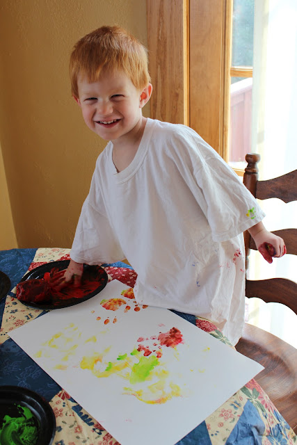 Apple Painting - Teaching Mama