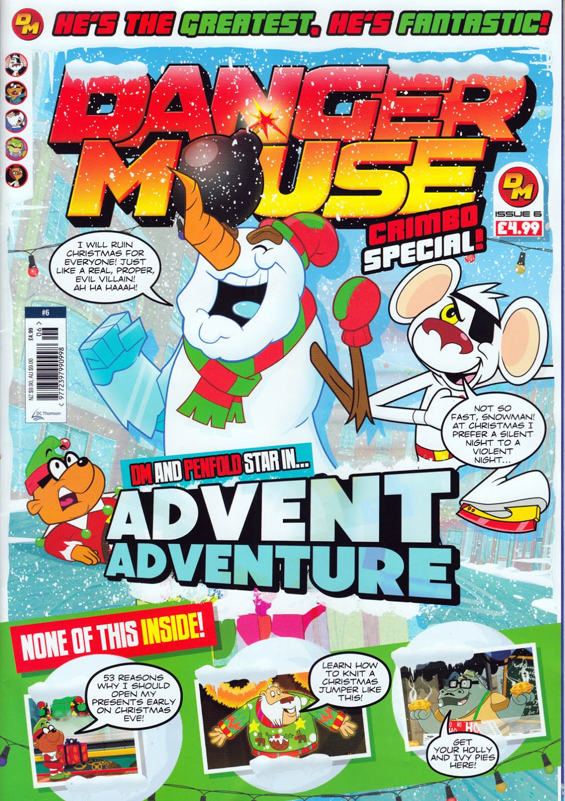BLIMEY! The Blog of British Comics: Christmas comics: DANGER MOUSE (2016)