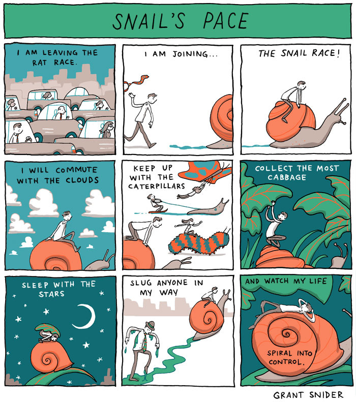 INCIDENTAL COMICS: Snail's Pace