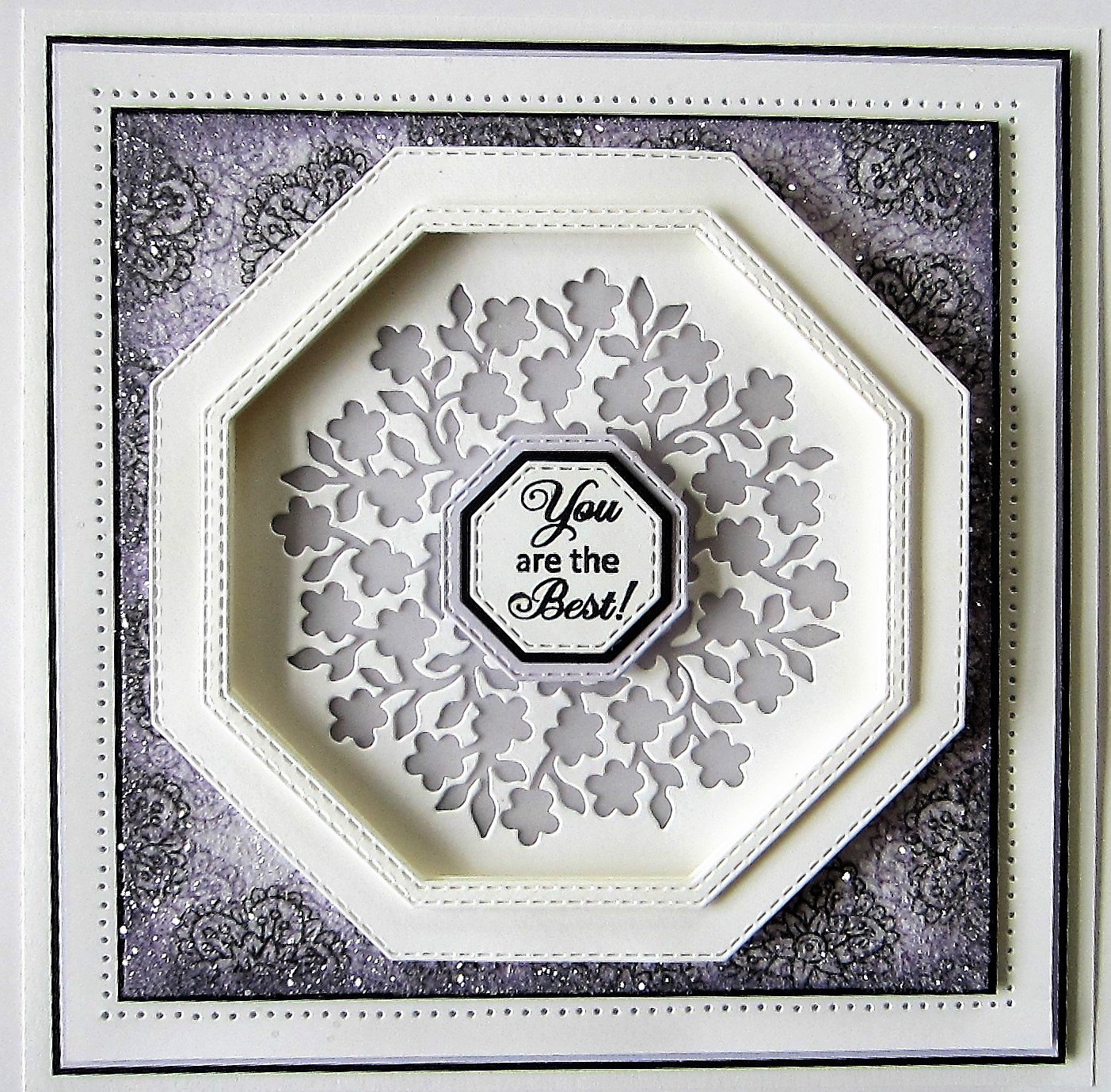 PartiCraft (Participate In Craft): Framed Negative Card