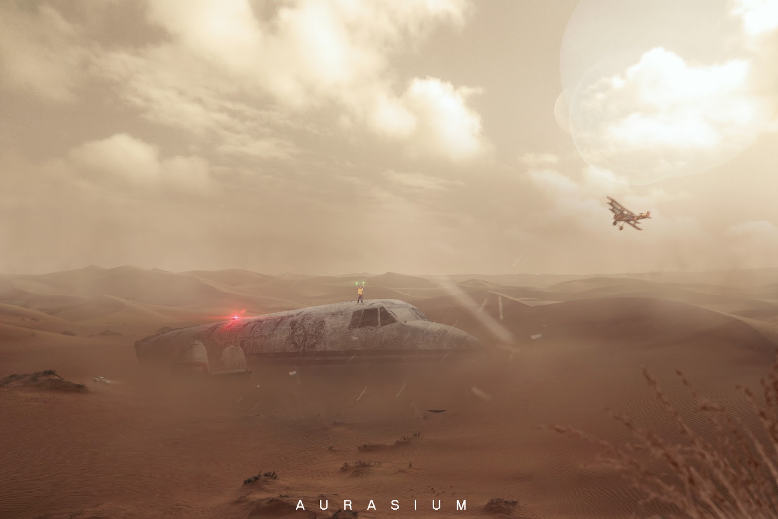 The Desert War - speed art - Aurasium Tutorials