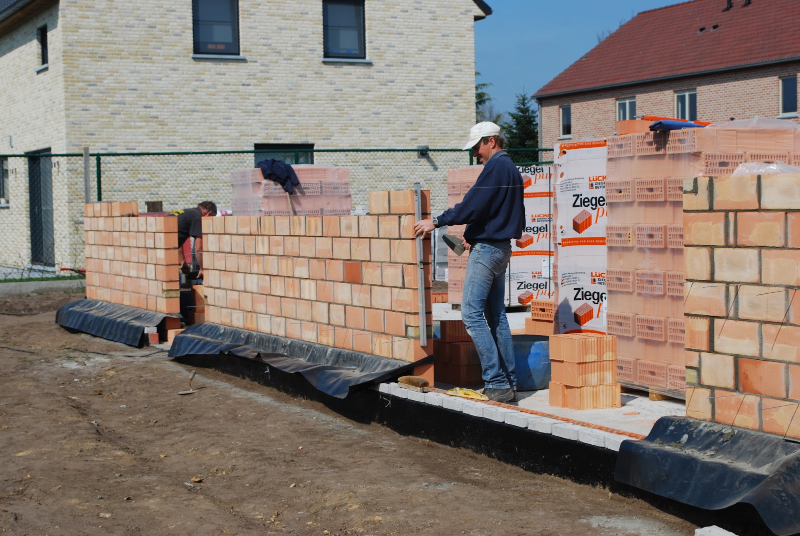 Bouwen in De Linde: Opgaand metselwerk - snelbouw