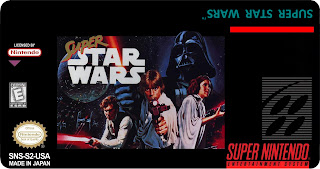 Super Nintendo Labels: Super Star Wars