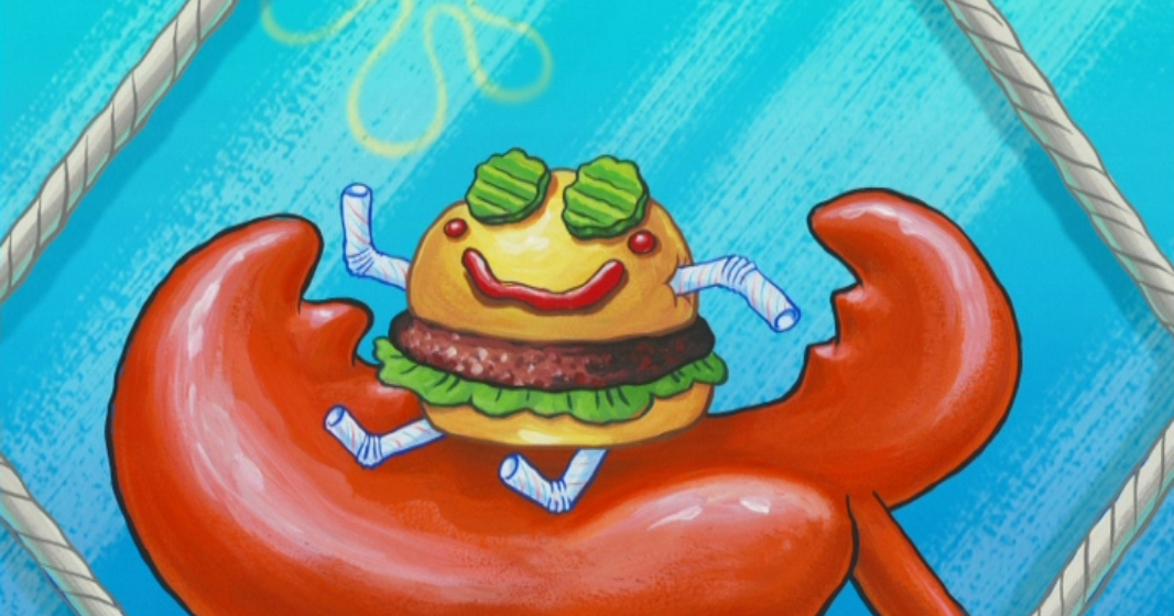 Cartoon Foods And Drinks: Spongebob - Patty Pal