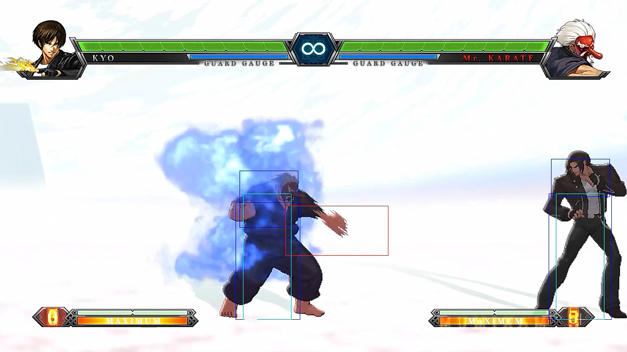 KOF XIII HITBOX: Mr. Karate