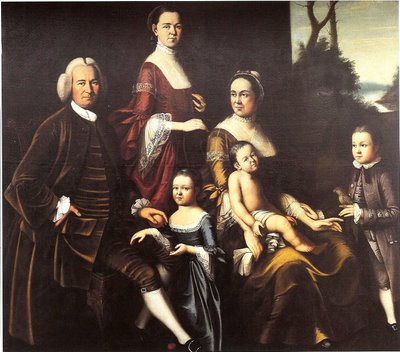 writersdolaundrytoos: Paintings of 18th-Century American Families