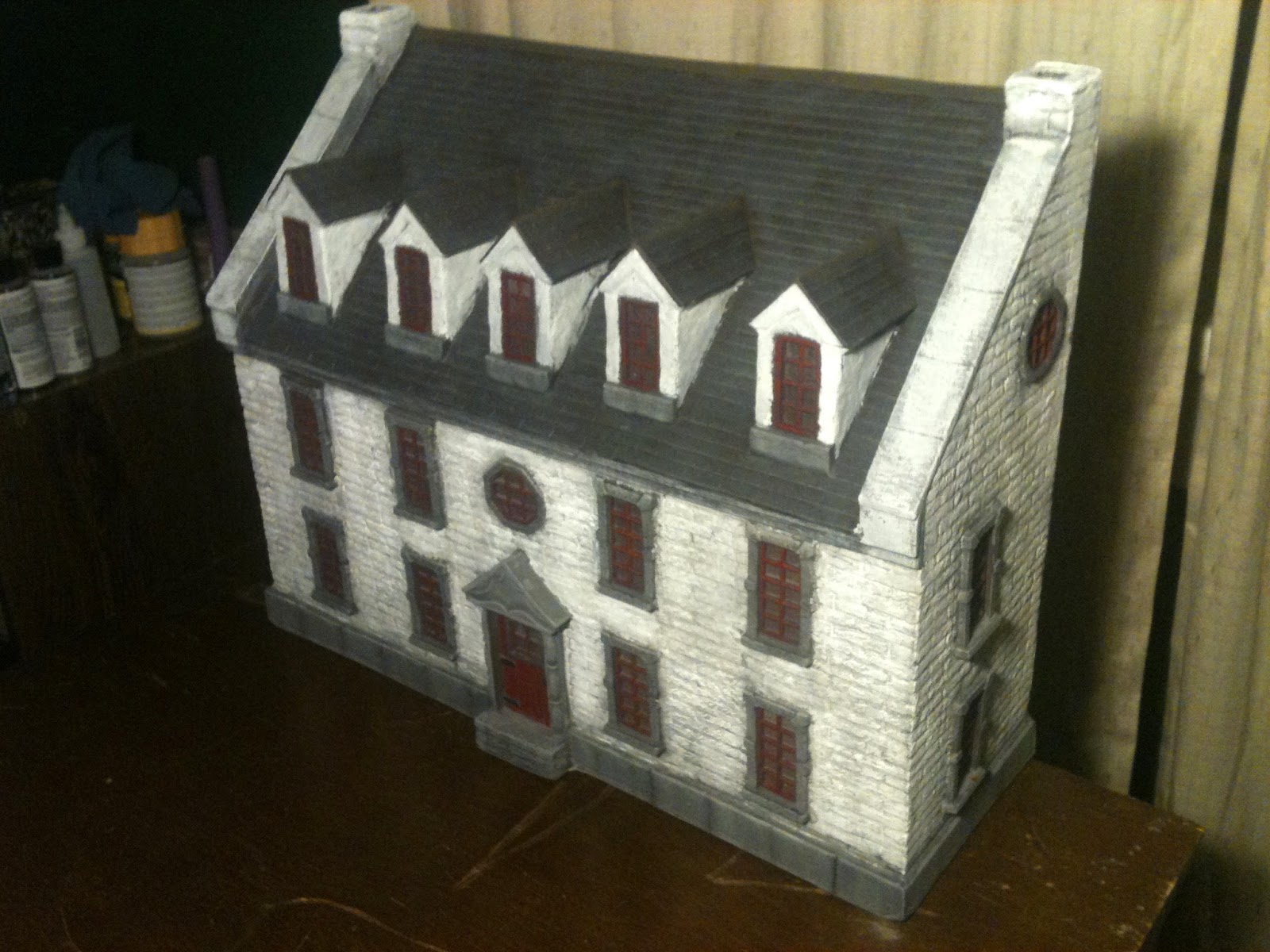 The Errant Painters: 54mm Great Lakes Colonial House Facade (Hobby ...