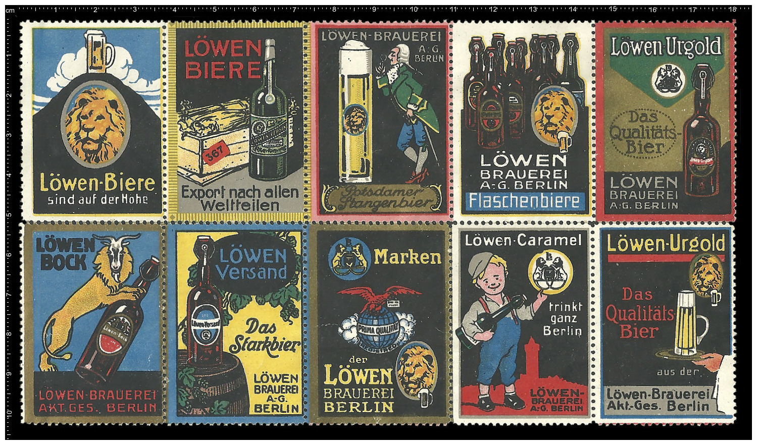 www.probaj-stamps.com: Two Complete sets in blocks of 10 German Poster ...