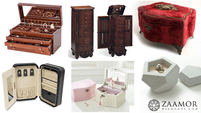 Do you know the different types of jewellery box? | Zaamor Diamonds Blog
