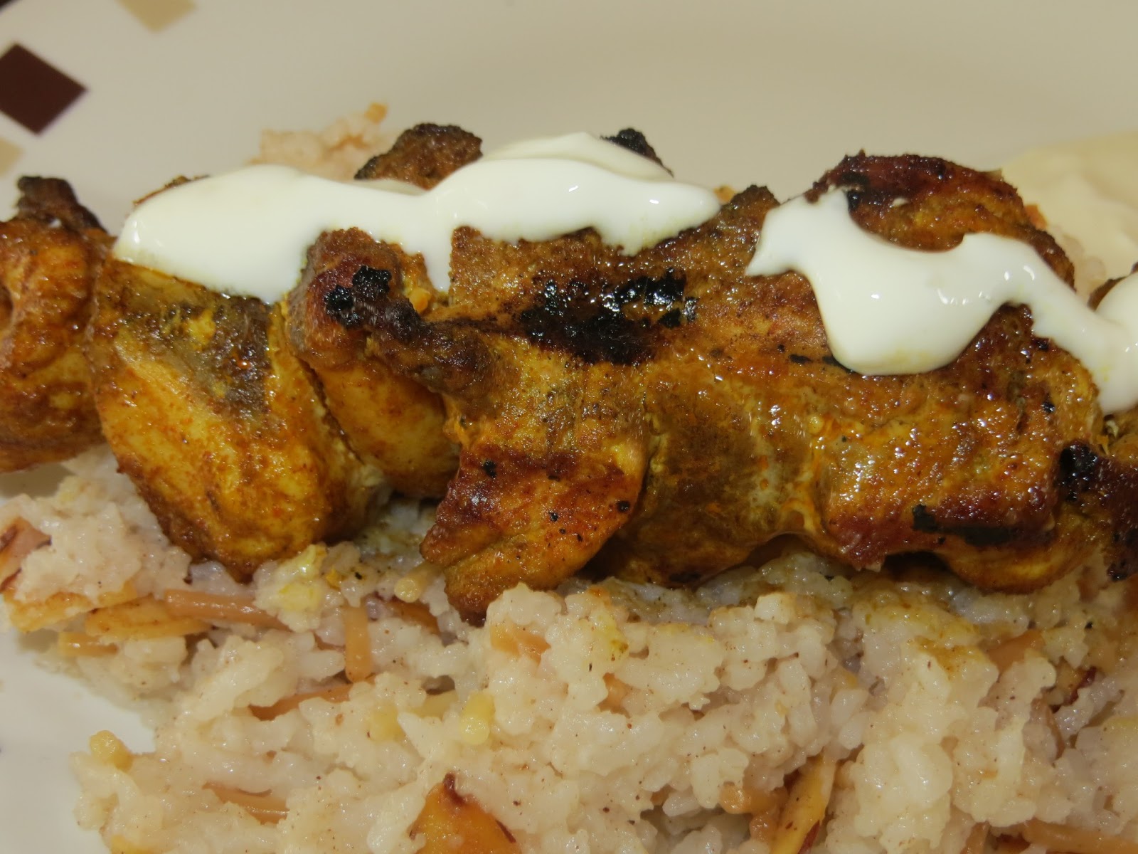 Two Magical Moms: Mediterranean Chicken Kabob Platter