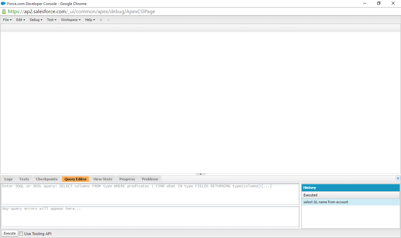 Salesforce Apex Code Development Tools P1: Salesforce Developer Console ... Salesforce Apex Code Development Tools P1: Salesforce Developer Console ...