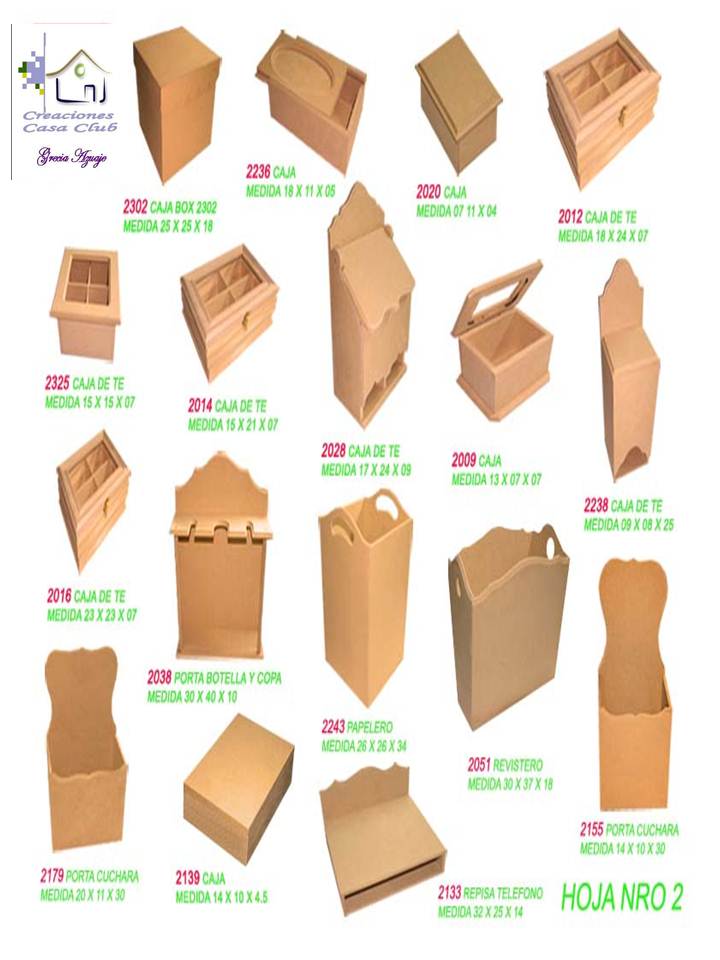 TODO EN MDF: CATALOGO DE MDF