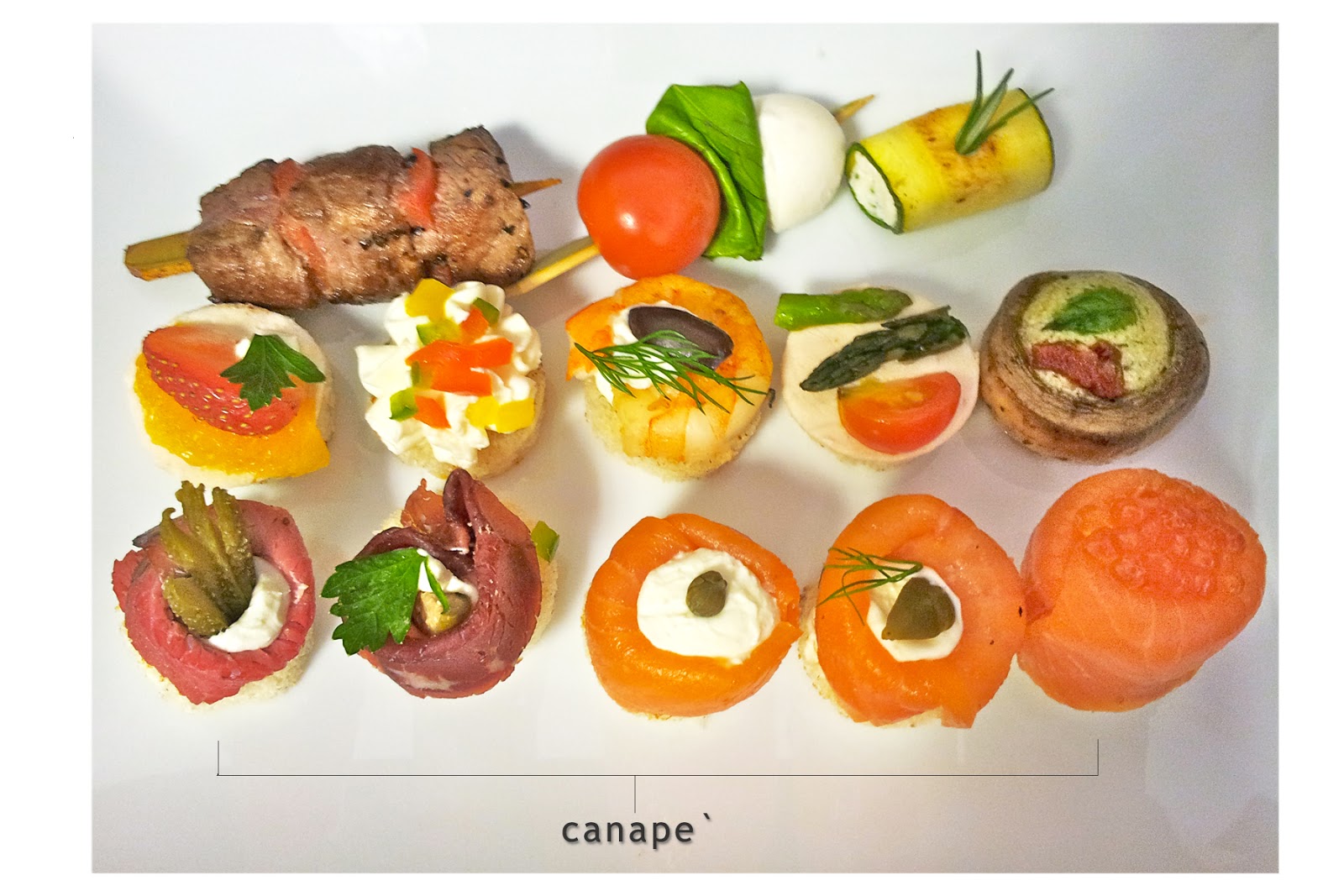 FOR YOU FOR ME eat by design: canape` { คา-นา-เป }