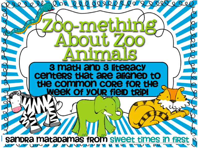 Sweet Times in First: Zoo-mething About Zoo Animals {Common Core ...