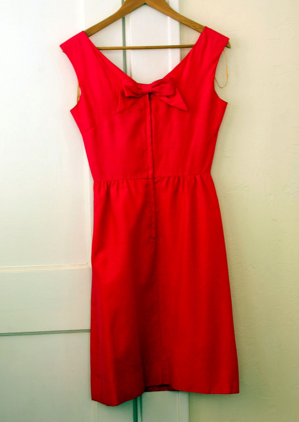 Vintage jenee davis: Bright Pink 1950s "Shift" Dress - Jeunesse
