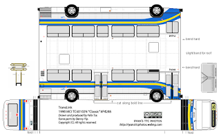 SP. Papel Modelismo: PaperBus 1990 MCI TC40102N - TransLink