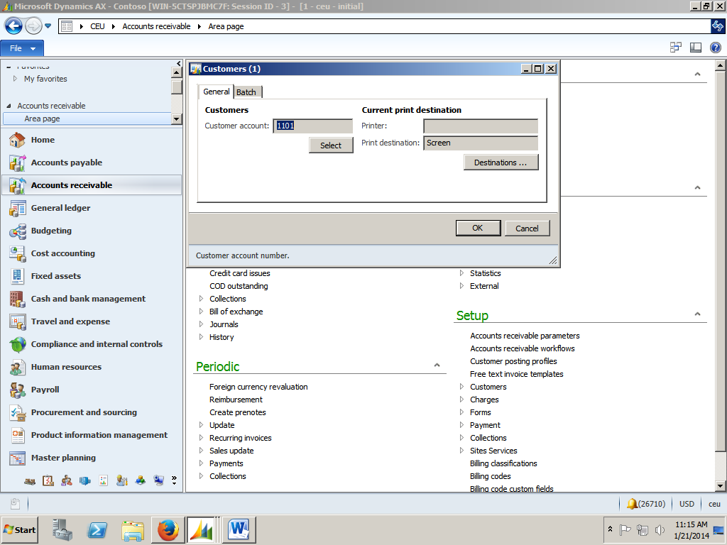 MICROSOFT DYNAMICS AX : The default Report Server Configuration ID could not be found in the ...