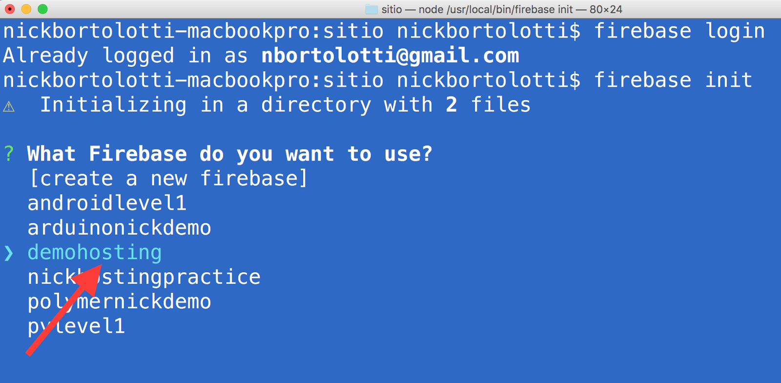 Hosting estático con #Firebase desde #7arquetipos15