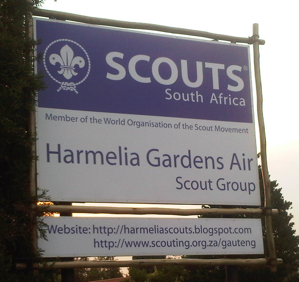 Harmelia Gardens Air Scout Group: Our New Scout Hall Sign
