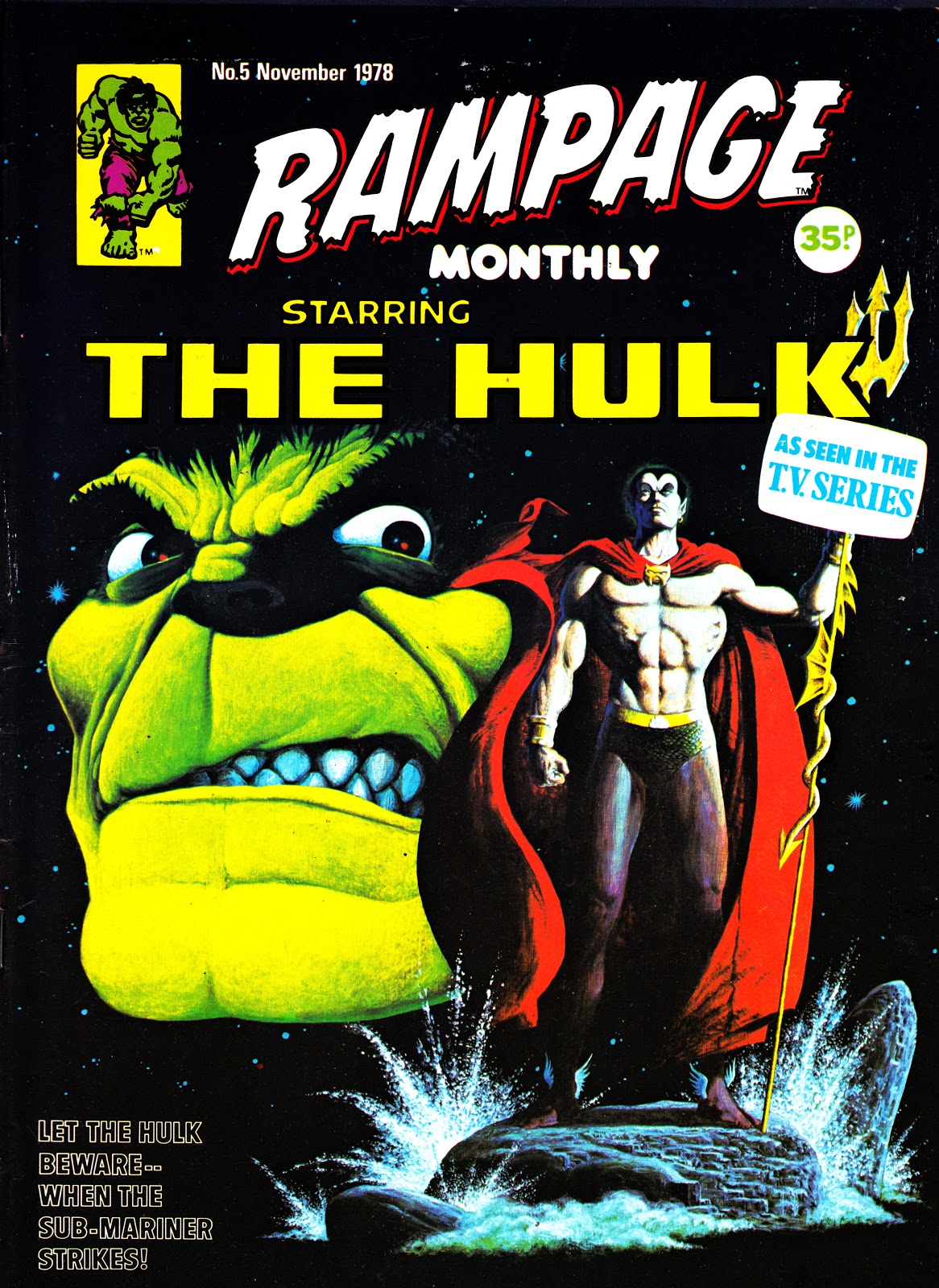 STARLOGGED - GEEK MEDIA AGAIN: 1978: RAMPAGE MAGAZINE (Marvel UK)